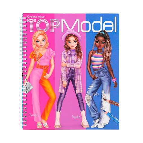 Cuaderno Para Colorear Vestidos De Top Model