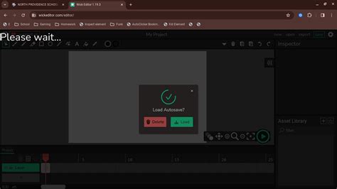 Autosave Not Working Help The Wick Editor Forums