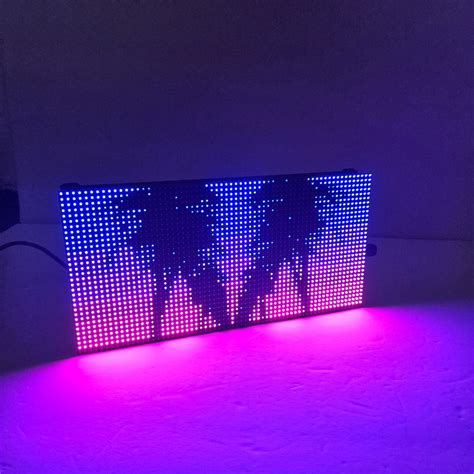 Outrun Vaporware Animated Pixel Led Matrix Display Etsy