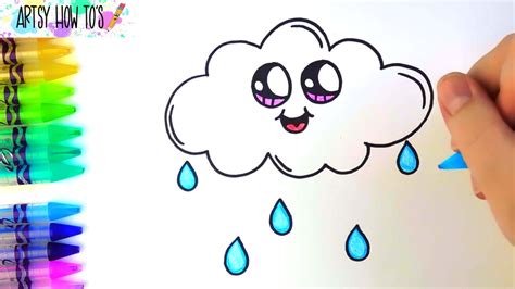 Rain Cloud Drawing
