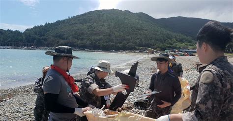 육군31사단 예비군 완도 피해복구 지원