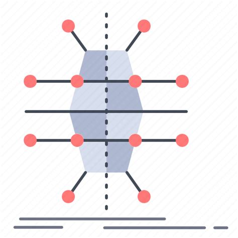 Distribution Grid Infrastructure Network Smart Icon