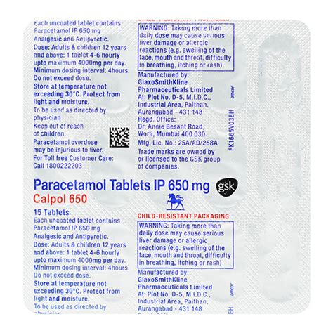 Calpol 650 Mg Tablet యొక్క ఉపయోగాలు ప్రయోజనాలు మరియు ధరను వీక్షించండి In Telugu అపోలో ఫార్మసీ