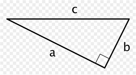 The Pythagorean Theorem States That For Any Right Triangle Right Triangle HD Png Download