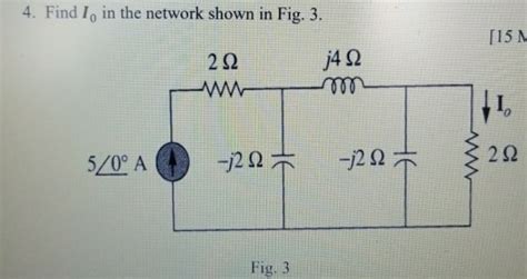 Solved Find Io in the network shown in Fig N Ω Chegg