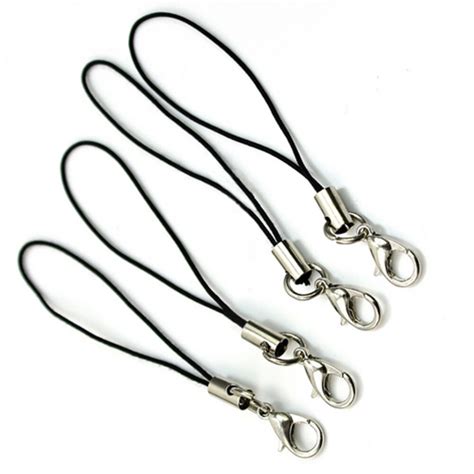 100pcs Accessories Mobile Cell Phone Strap Loop Lanyard Lobster Clasp