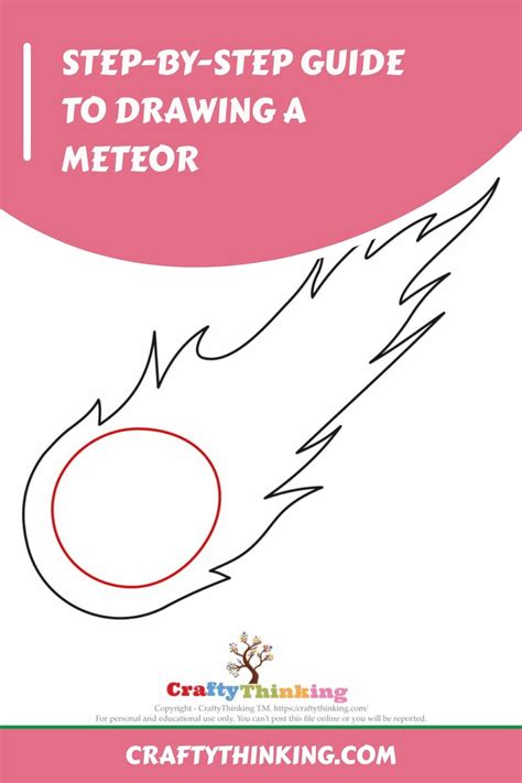How To Draw A Meteor Step By Step With Free Meteor Printable Artofit