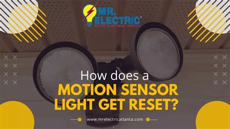 Ppt How Does A Motion Sensor Light Get Reset Powerpoint Presentation