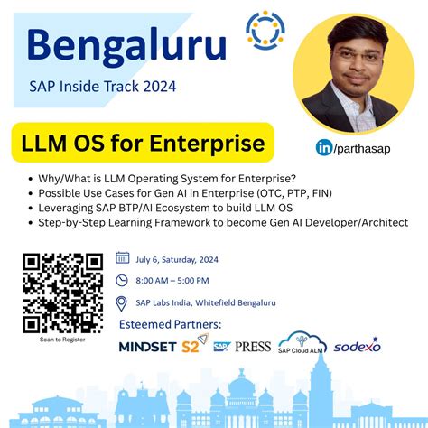 Partha Sarathi Goswami On Linkedin Enterpriseai Genai Sapbtp Ai Llmos Sitblr Sap Sapbtp