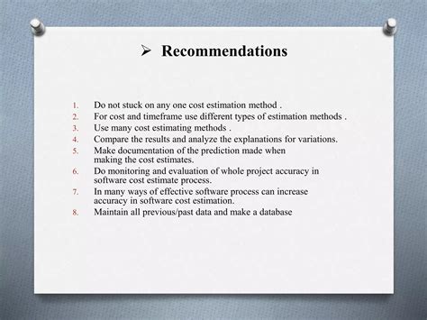 Cost Estimation Methods Ppt