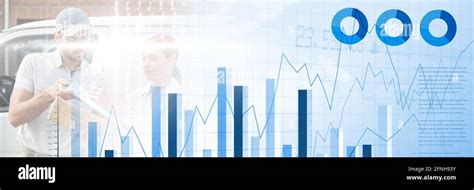 Composition Of Financial Data Processing Over Delivery Man Delivering