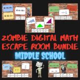 Pythagorean Theorem Zombie Digital Math Escape Room Google TPT