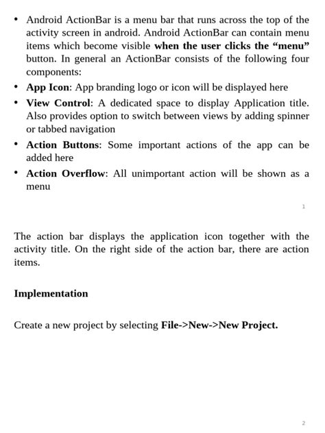 Action Bar Pdf Android Operating System Icon Computing Action Bar Pdf Android Operating System Icon Computing