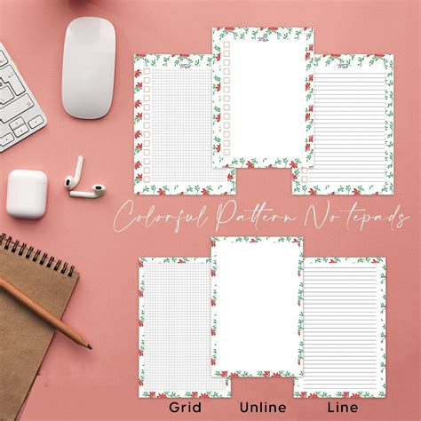 P Gina De Notas Imprimible Plantilla De Notas Forradas Toma De Notas