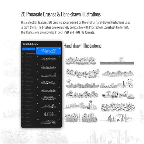 Procreate Background Sketching Brushset And Illustrations Toffu Co