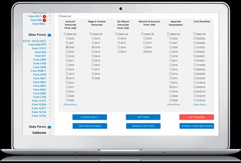 IRS Transcripts Delivery And Reporting With Daily Alerts