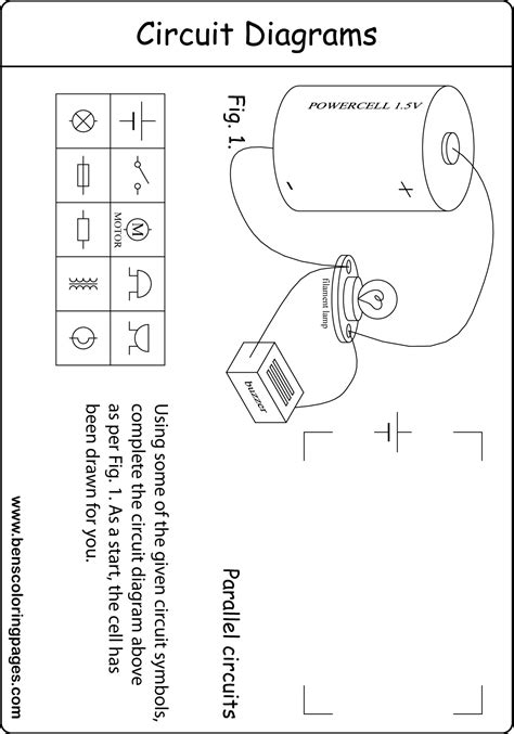 Drawing Circuits Worksheet Pdf