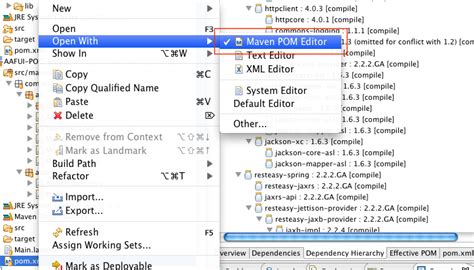 Dependency Hierarchy View For Maven In Eclipse Indigo Stack Overflow