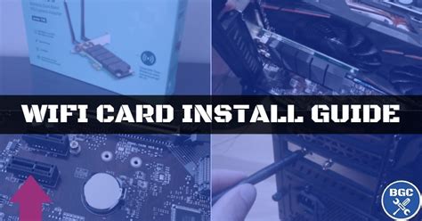 How To Install A PCIe Wireless Card Desktop WiFi