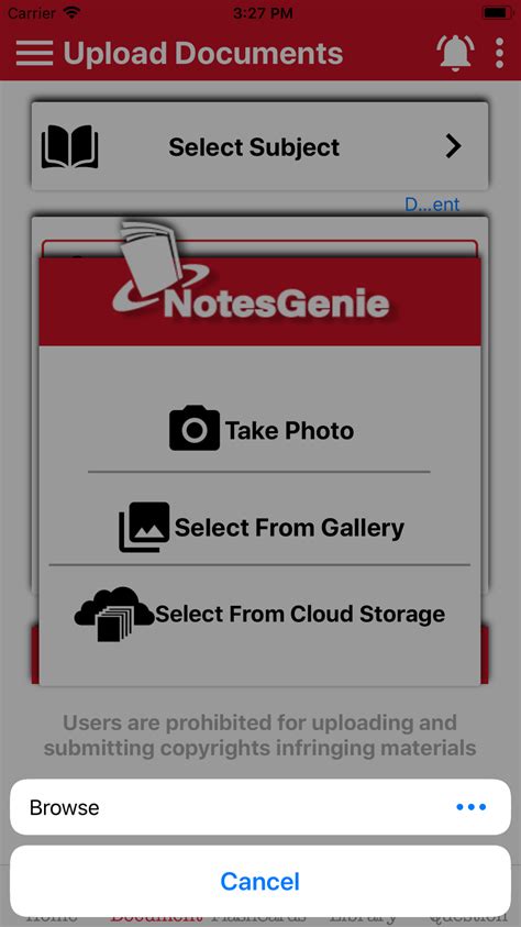 Ios Show Cloud Storages Option In Document Picker View Controller In