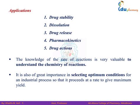 Drug Stability And Chemical Kinetics Part1 Ppt