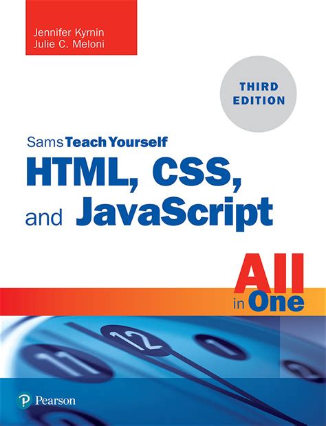 Cover Page Sams Teach Yourself Html Css And Javascript All In One