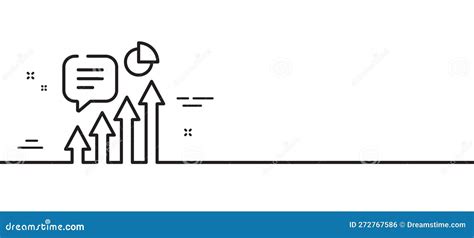 Kpi Line Icon Performance Indicator Sign Vector Stock Vector