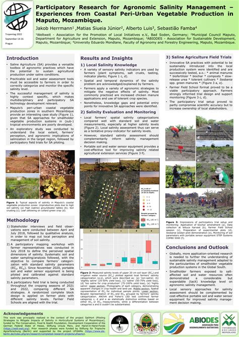 Pdf Participatory Research For Agronomic Salinity Management