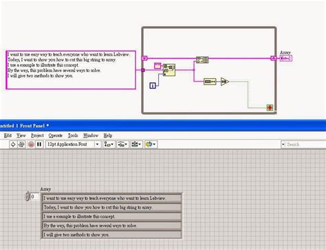 Labview 技巧 多行字串變成矩陣mult Line String To Array
