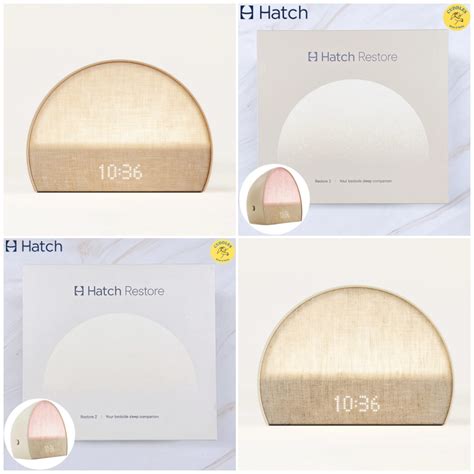 Hatch Restore2 Smart Sleep Assistant With Sound Machine And Sunrise Alarm Clock เครื่องเสียง