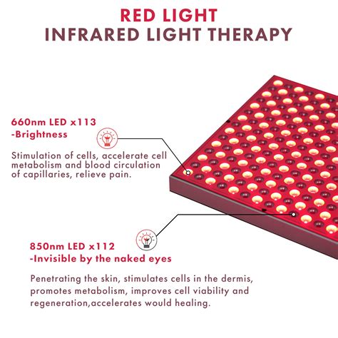 Red Light Therapy 45w Led 660nm And Near Infrared 850nm Light Combo Infrared