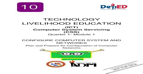 Technology Livelihood Education · Pdf File 2020 10 20 · Tle Ict Css Grade 10 Alternative