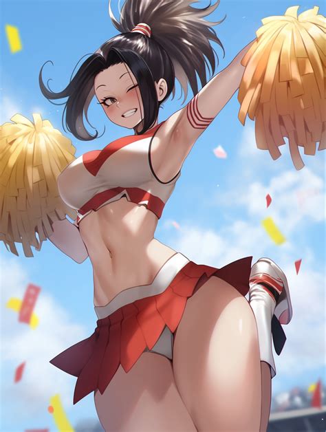 Feeling Cheerful Momo Yaoyorozu By Krystalizedart On Deviantart