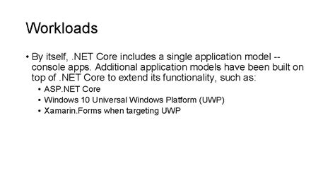 Net And Net Core 1 1 Net Architectural