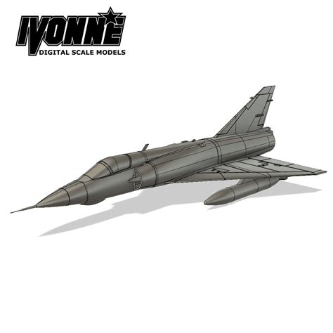 Stl File Mirage Iii Combat Aircraft 164 Scale Model ️ ・3d Print Design