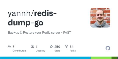 Github Yannh Redis Dump Go Backup Restore Your Redis Server Fast