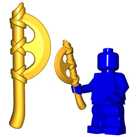 Custom LEGO Weapon Of The Week Crescent Axe BrickWarriors