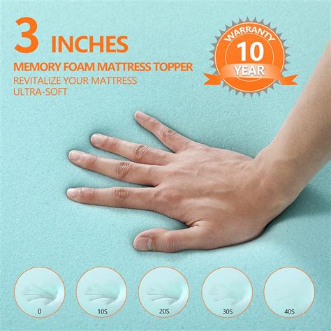 Gel Memory Foam Topper For Enhanced Sleep Comfort