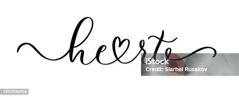 심장 포스터 카드 배너 발렌타인 데이 결혼식 티셔츠에 대한 연속 라인 스크립트 필기체 서예 텍스트 비문 필기 잉크 레터링 그리기에 대한 스톡 벡터 아트 및 기타 이미지