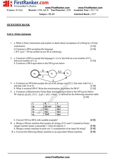 Jntua Jntuh Jntuk B Tech CSE FLAT First Ranker BCA Computer Application Studocu