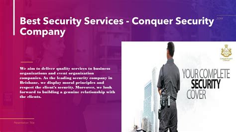 Ppt Conquers Security Company Pdf Powerpoint Presentation Free Download Id11264232