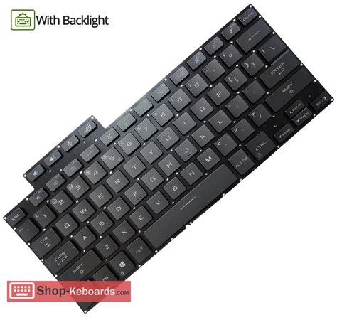 Replacement Asus ROG FLOW X GV QH K TS Laptop Keyboards With High Quality From United