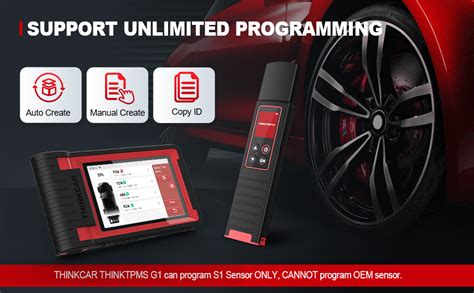 THINKCAR TPMS Relearn Tool THINKTPMS G1 Activate 315 433MHz Universal Sensors Unlimited