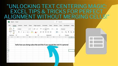 Unlocking Text Centering Magic Excel Tips And Tricks For Perfect Alignment Without Merging Cells
