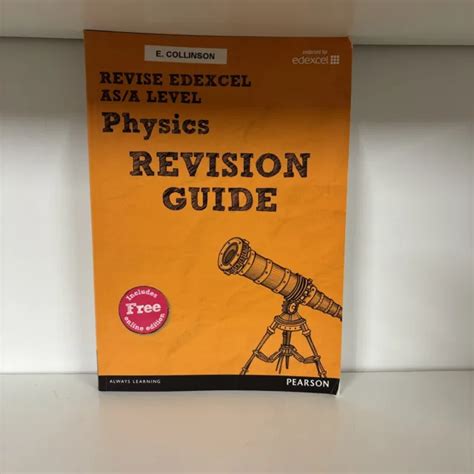 Pearson Revise Edexcel Asa Level Physics Revision Guide Inc Online