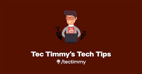 Tec Timmys Tech Tips Linktree