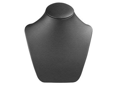 Black Leatherette Small Neck Stand Jewellery Display Jewelry Display