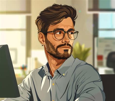 Premium Photo Trader Dealing With Dynamic Data Analysis And Market