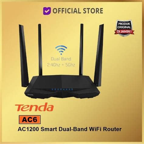 Jual Tenda AC6 Dual Band AC1200 MU MIMO WiFi Wireless Router AC 6 AC 1200 Jakarta Barat