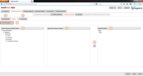 Creating Chart Widget With Singlemultiple Data Sets Define Data Set